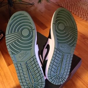 Nike | Shoes | Nike Air Jordan Low Green Toe Shoes | Poshmark